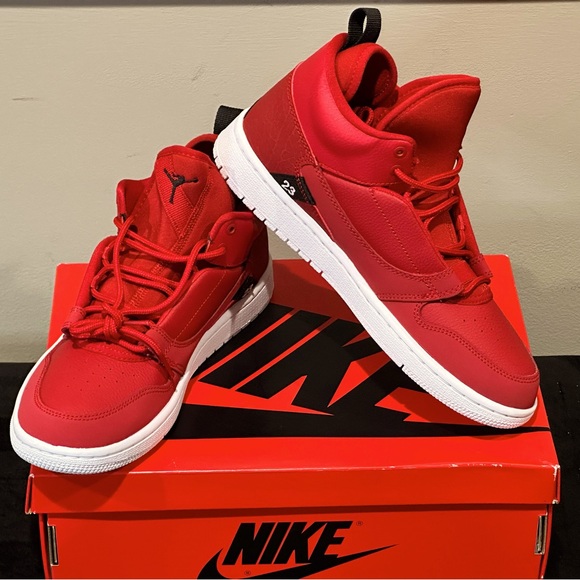 Nike | Shoes | New Nike Jordan Fadeaway Red 7 Youth Fits Like Womens 85 ...